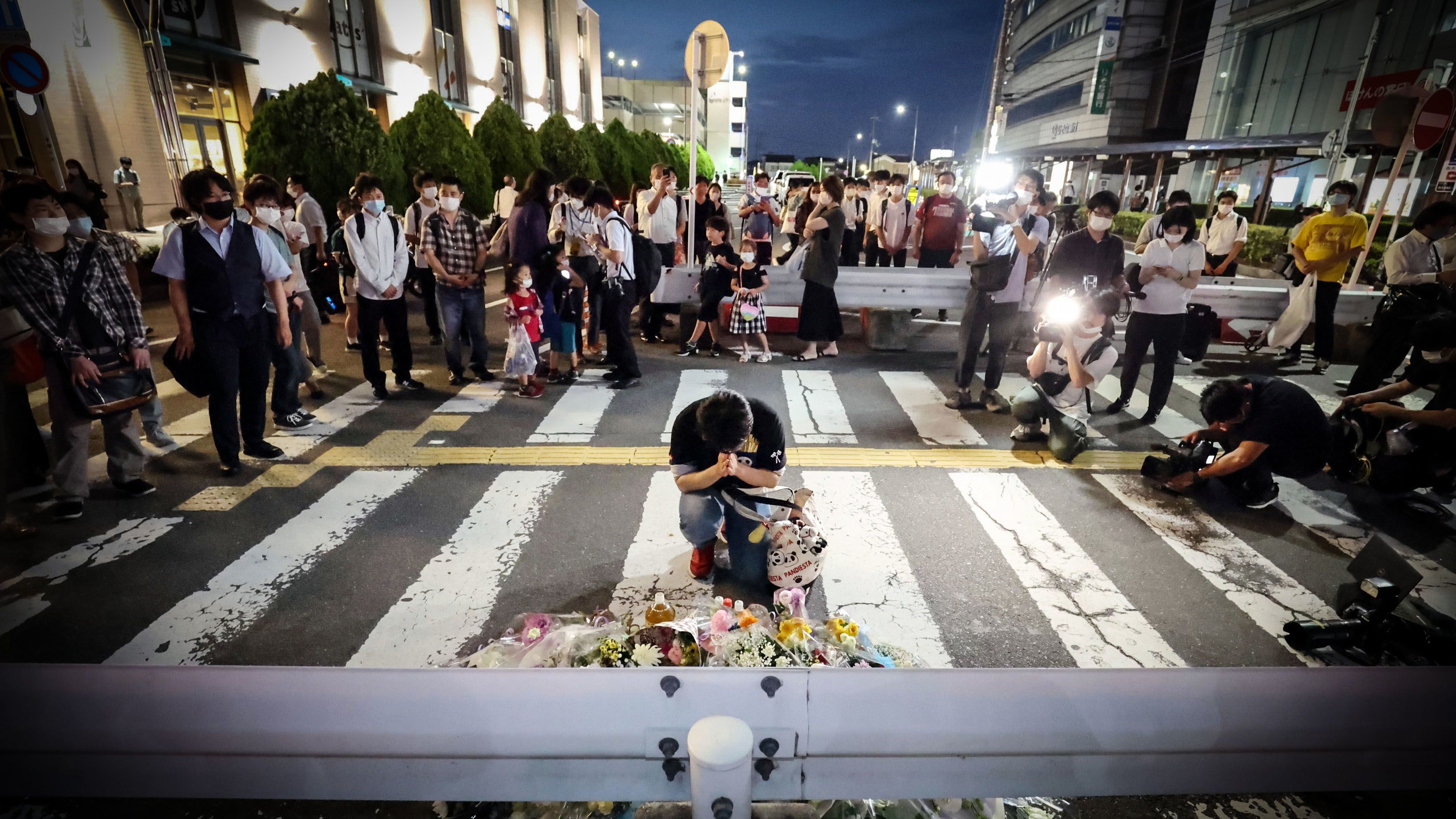 Nikkei analysis of 146 seconds before former prime minister's assassination